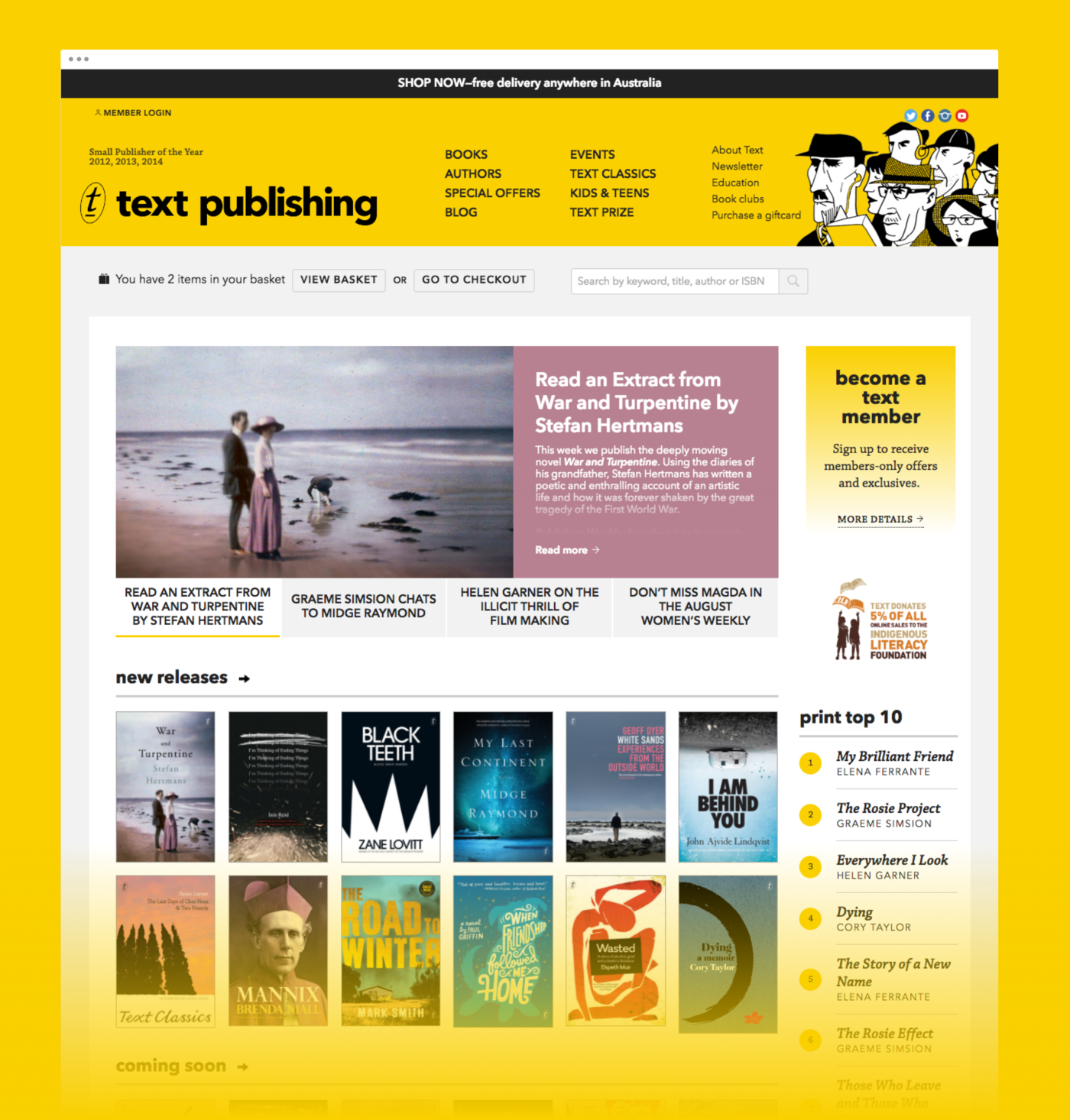 Work / Text Publishing — Icelab, an Australian design and development ...