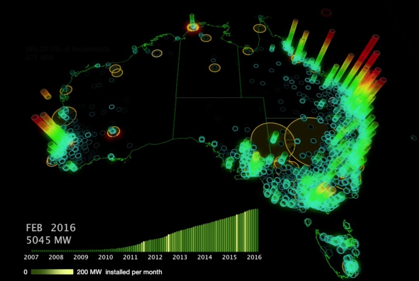 Work / Solar PV Maps — Icelab, an Australian design and development studio