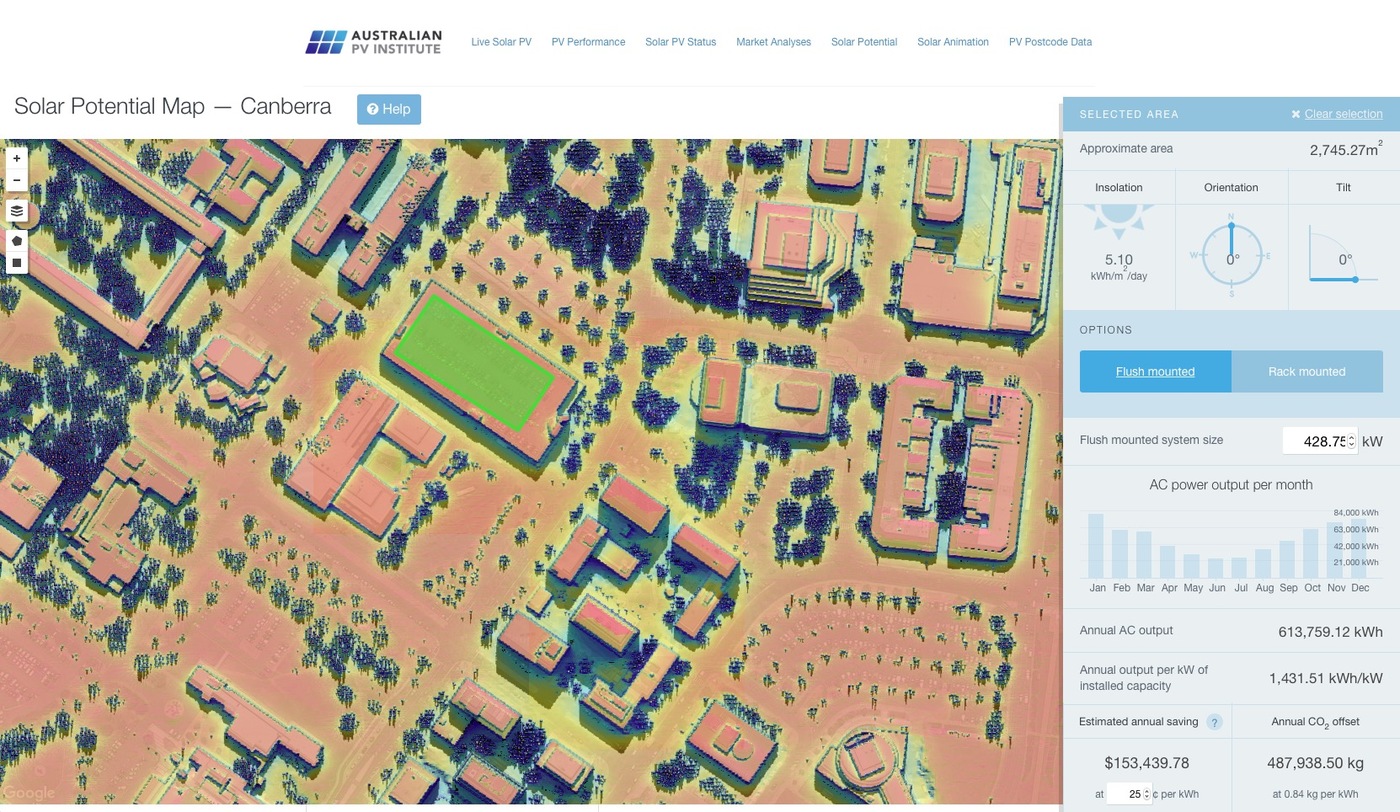 Work / Solar PV Maps — Icelab, an Australian design and development studio