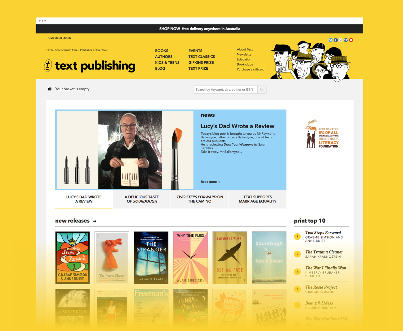 Work / Text Publishing — Icelab, an Australian design and development ...