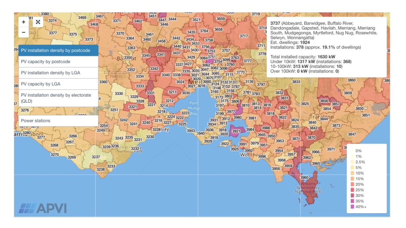 Work / Solar PV Maps — Icelab, an Australian design and development studio